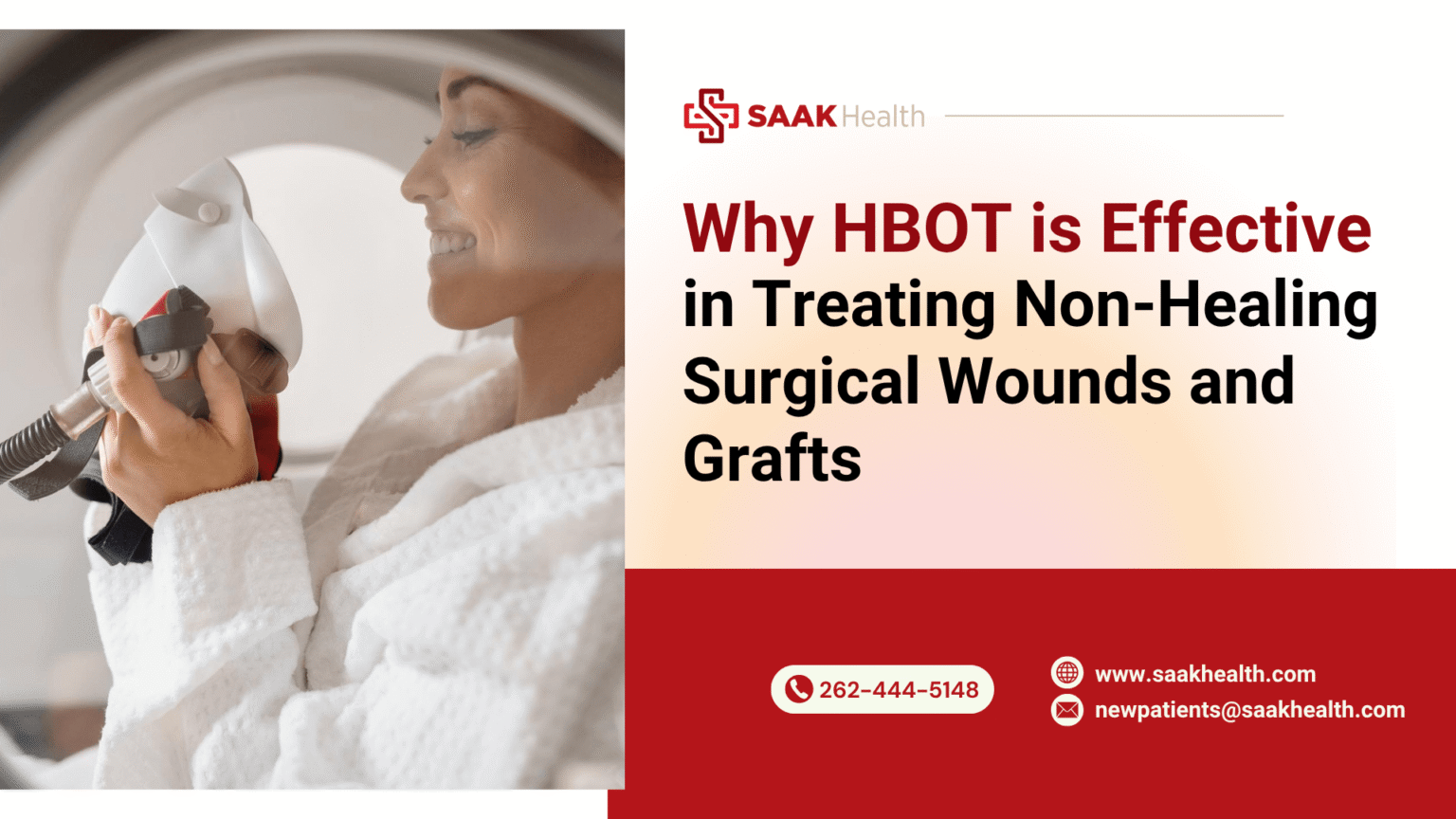 How HBOT Helps Heal Non-Healing Surgical Wounds & Grafts