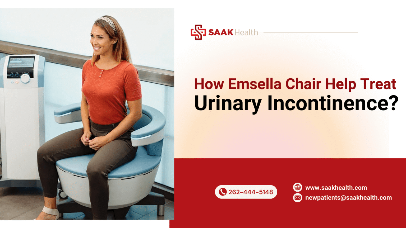 Emsella Chair Treatment for Urinary Incontinence in Brookfield